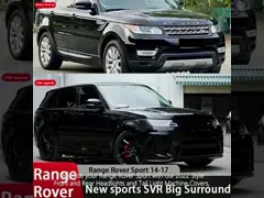 China R-Ange R-Over 13-17 Old Bumper Headlights Front And Rear Used Auto Bumpers for sale