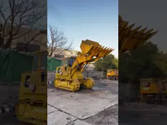 색상 재칠 사용 된 Caterpillar 973 크롤러 로더