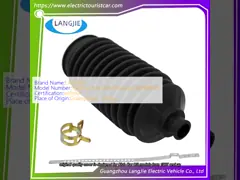 China Steering Box Rack Dust Cover Long Bellow Rubber For Golf Cart Pioneer Club Car DS 1013035 for sale