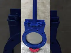 China ANSI Class 150 Cast Steel Stainless Steel Knife Gate Valve 2-40 Inch 0.3MPa Pressure for sale