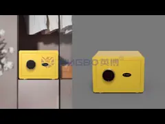YB-SC-25-home safe box-yellow