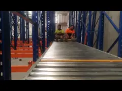 China Steel Carton Flow Rack FIFO Gravity Flow Rack Material Handling Equipment for sale