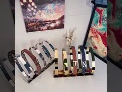 China 5pcs Custom Metal Retail Display Rack 770mm Belt And Tie Rack Belt Organizer for sale
