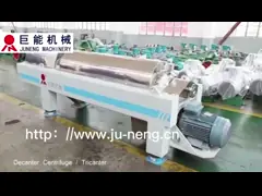 Centrifugatrice decantatrice orizzontale a tre fasi per l'estrazione di olio d'oliva