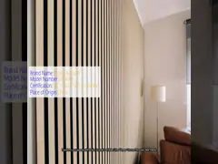 Timber Liner Veneer Grooved Acoustic Wall Panels Sound Absorption Isolation Board