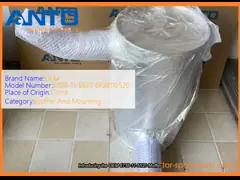 6738-11-5520 6738115520 Muffler KOMATSU Excavator Spare Parts For PC220LC-7L PC240LC-7K