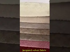 China Fashion Customizable Jacquard Upholstery Fabric Soft Knitted Fabric Sofa Fabric Factory for sale
