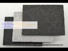 RAL Black Ceiling Baffles Wood Wool Cement Acoustic Panels Sound Absorption Board