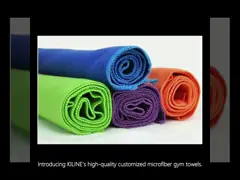 KILINE High Quality Customized Printed Gym Towels Sweat Towels Microfiber Quick Dry Gym Sport Microfiber Towel