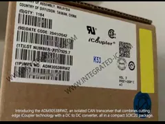 중국 ADM3053BRWZ 융합 회로 칩 격리된 CAN 송신기 SOIC-20 CAN FD 송신기 판매용