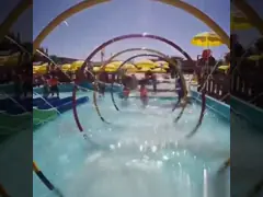 China Anti Crack Water Theme Park Equipment Aqua Park Water Slide EN1176 Certified for sale