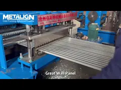 Great wall panels roll forming machine with edge waste collection