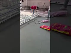 China Black Silver Aluminum Truss Stage Light Frame , High Strength Aluminum Alloy Truss for sale