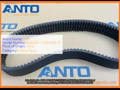 4462630 1-13674199-0 Belt HITACHI Excavator Spare Parts Fitting For ZX230-HHE ZX240-3G