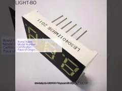 7 Segment LED Display 0.4inch Common Anode Ultra White for Temperature Indicator
