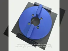 China CNC Plastic Prototype Parts Rapid Production Durable Protection BGA Test Socket Housing  KR-4201-DK Custom for sale