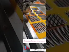 Produzione di pannelli per schermi di depurazione in PU