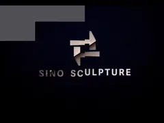 1.2M High Bronze Together Sculpture