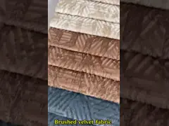 Cina Tessuto in maglia di velluto goffrato profondo colla stile lusso morbido per divano in vendita