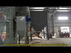 China Tile Adhesive Skim Coat Wall Putty Mortar Bagging Plant Product for sale