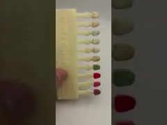 China 18 Colors Multicolor Glaze Set - 4 Piece Set Operation Efficiency Curing In A Few Seconds Under Light 20*50cm for sale