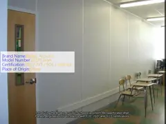 School Classroom 2/2/0.5mm Formica White Laminate Microperforated Wall Acoustic Panel