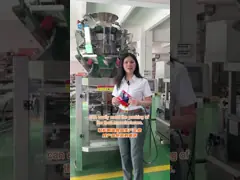China 14 Head 5.0L 7.5L Multihead Weigher Machine For Green Bean Salad Cabbage Cat Litter for sale