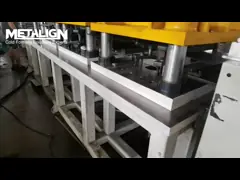 China Adjustable Width Ladder Tray Roll Forming Machine With Servo Feeding for sale