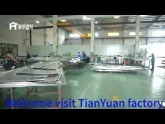 Aluminum ceiling and honeycomb panel case