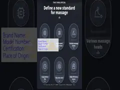 Disegno ergonomico Pistola da massaggio Il compagno perfetto per atleti e appassionati di fitness
