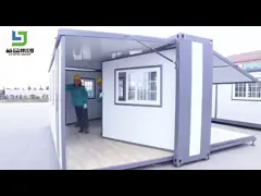 ISO Expandable Prefab Container House Light Weight Structure Galvanized Steel