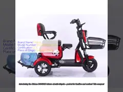New leisure small electric tricycle household elderly pick up children walking double row electric tricycle wholesale