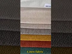 China Jacquard Stamped Linen Sofa Fabric Easy To Maintain Pet Friendly for sale