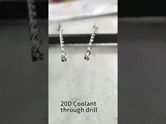 Cina AlTiSiN rivestiti di foratura per buchi profondi 20D Carbide per l'acciaio in vendita