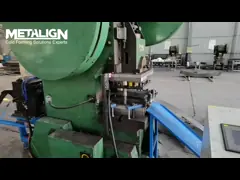 China High Speed Ladder Edge Cable Tray Roll Forming Machine With Servo Feeding And Hydraulic Shearing for sale