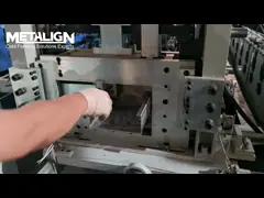 Multi width and height standalone leveling and cast-iron stands C purlin roll forming machine