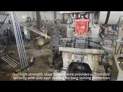 China Galvanized 316 Barbed Wire Coil Fencing High Strength Double Edge For Protection for sale