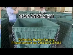 회복시킬 수 있는 철망사 벽 바구니 안전 요새 장벽 100*100 Mm 구멍 크기