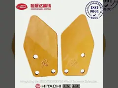 EX55 EX70 EX80 EX120 HITACHI Excavator Side Cutter Optimized Tooth Angle Blade