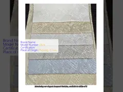 Cortina Jacquard per camera da letto Sala da pranzo Larghezza 3,0 m o 2,8 m Tappezzeria in tessuto