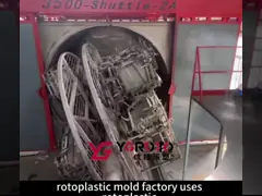 China Rotational Molding Aluminum Mold  Plastic Mooring Buoys Floating Pontoon Bridge Rotomolding Buoys for sale