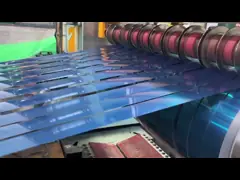 Stainless coil longitudinal cutting