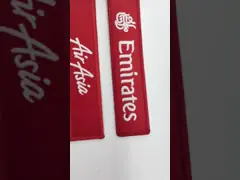 Red Emirates+AirAsia+Beechcraft Keychain