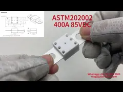 Ceramic car fuse small size high breaking 350A 125VDC 20KV