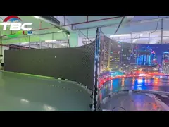 Chine Écran LED intérieur flexible P1.8mm 320x160mm Module d'affichage à LED créatif Taux de rafraîchissement 3840Hz à vendre