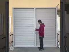 China C-50 Aluminum Louver Window with Big Blade Crank Control - Custom Sizes, 30-Day Delivery, CE Certified Ventilation Shutter for sale