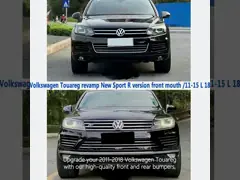 T-o-uareg 2011 to 2018 front and rear bumpers upgraded with original used accessories