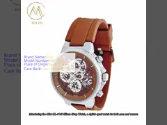 Men And Women's Quartz Wrist Watch with Black and Silver Bezel Option