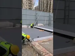 Cina 20ft/40ft Standard Case di contenitori a un piano Casa di acciaio con finestra scorrevole in alluminio e struttura in acciaio in vendita