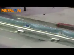 China Hydraulic Punching And Cooling System Roll Forming Machine For Metal Grape Vine Support Profiles for sale